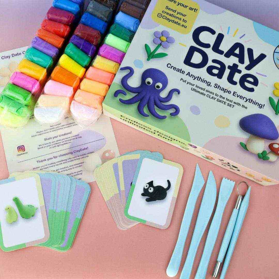 Clay Date | The Ultimate Sculpting Kit for Creative Date Nights & Gift