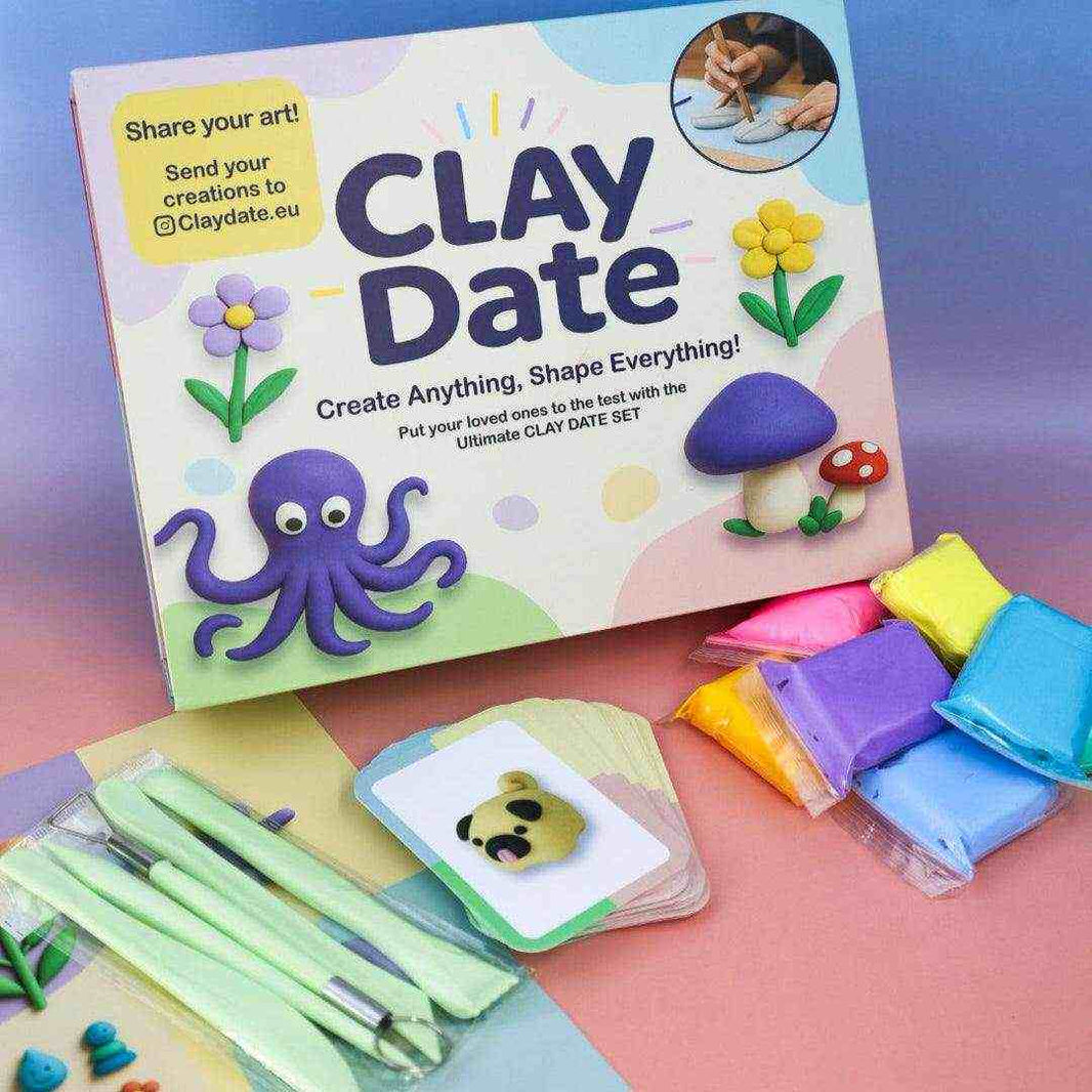 Clay Date | The Ultimate Sculpting Kit for Creative Date Nights & Gift